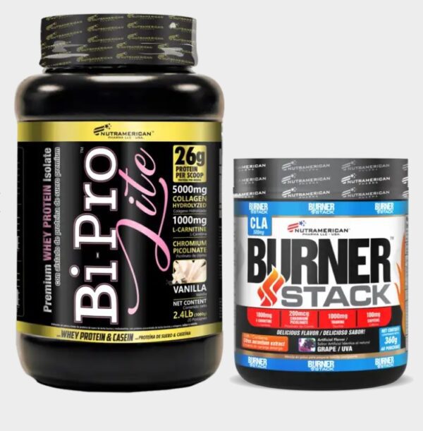 Bi-Pro Lite y Burner Stack combo DEFINICION • Nutrition Muscle
