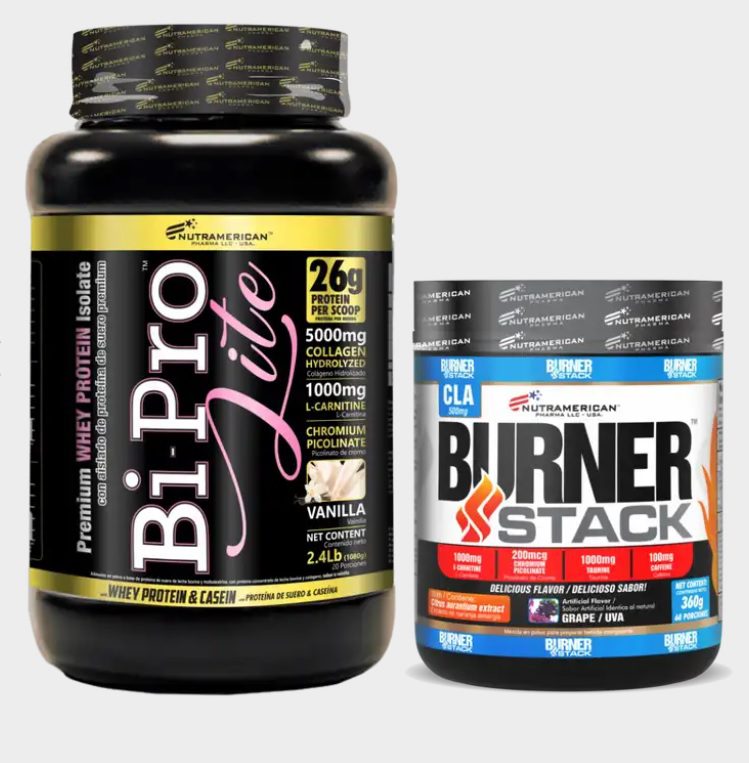 Bi-Pro Lite y Burner Stack combo DEFINICION • Nutrition Muscle